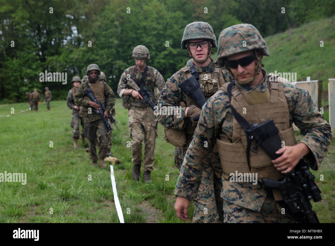 U.S. Marines with 6th Engineer Support Battalion, 4th Marine Logistics ...