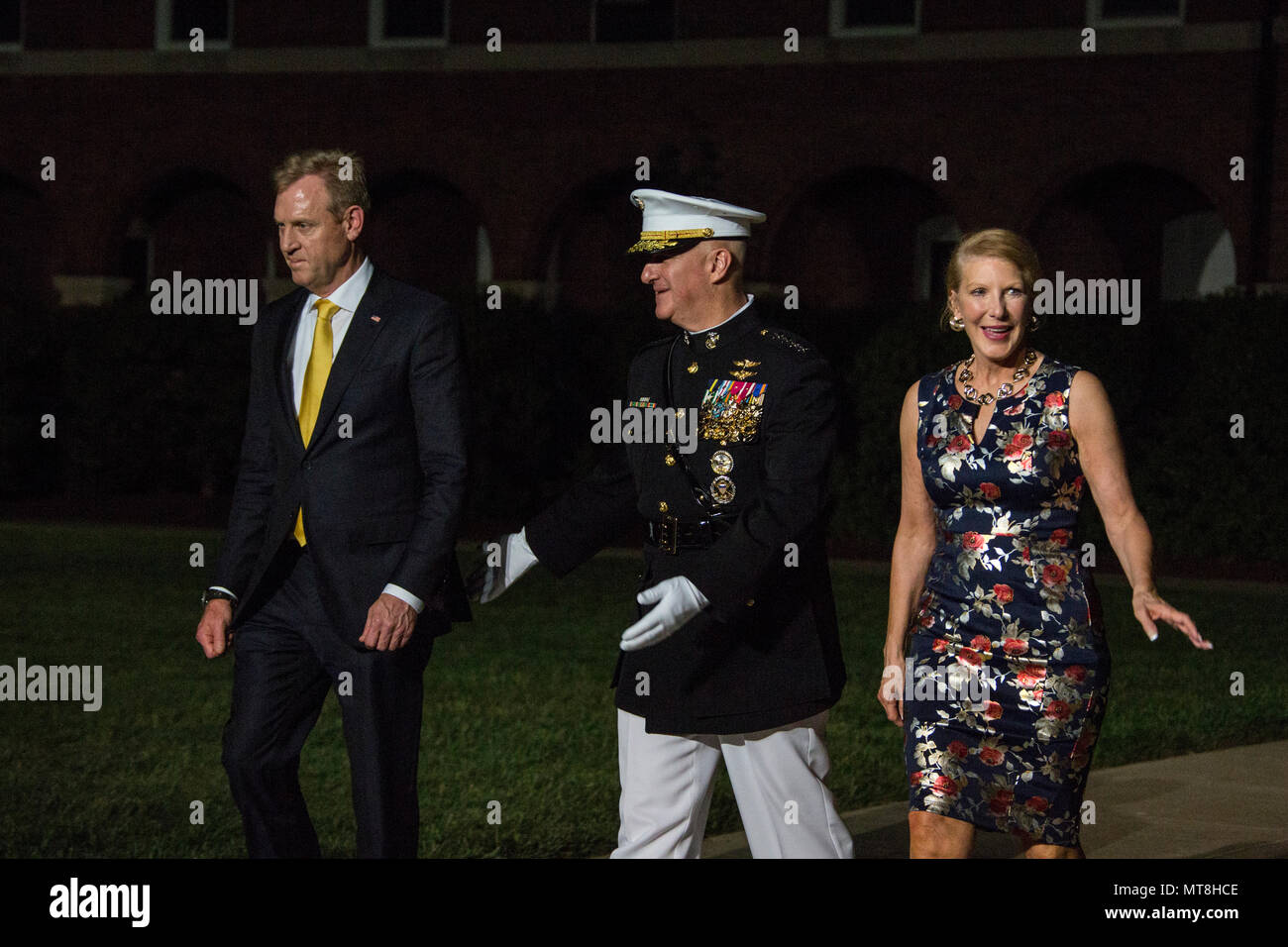 From left, the Honorable Patrick M. Shanahan, deputy Secretary of ...
