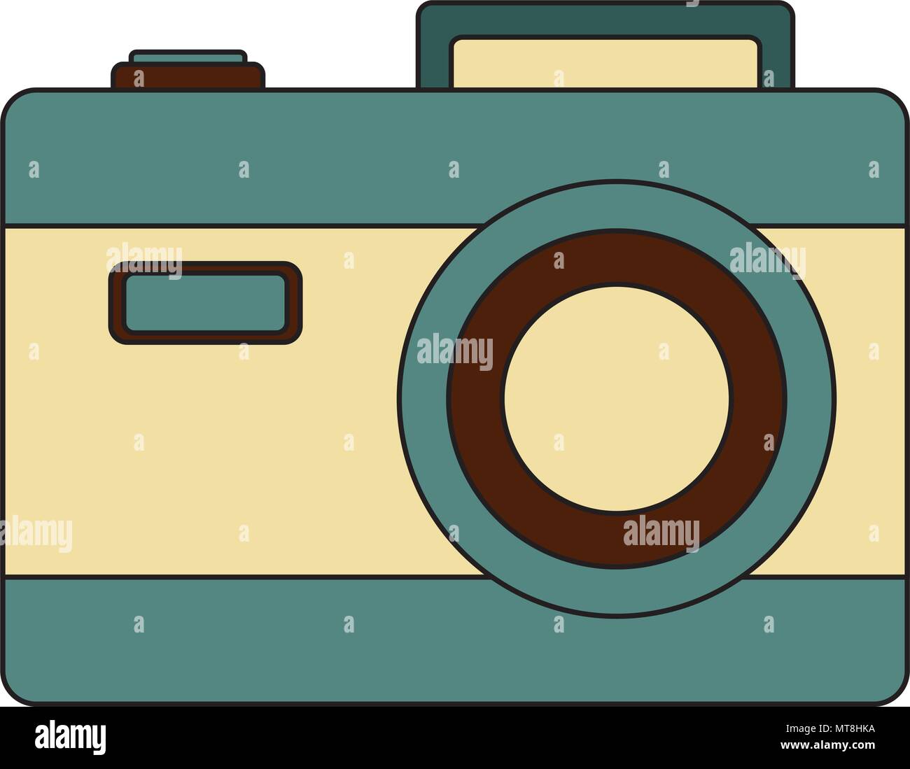 retro camera photographic icon Stock Vector Image & Art - Alamy