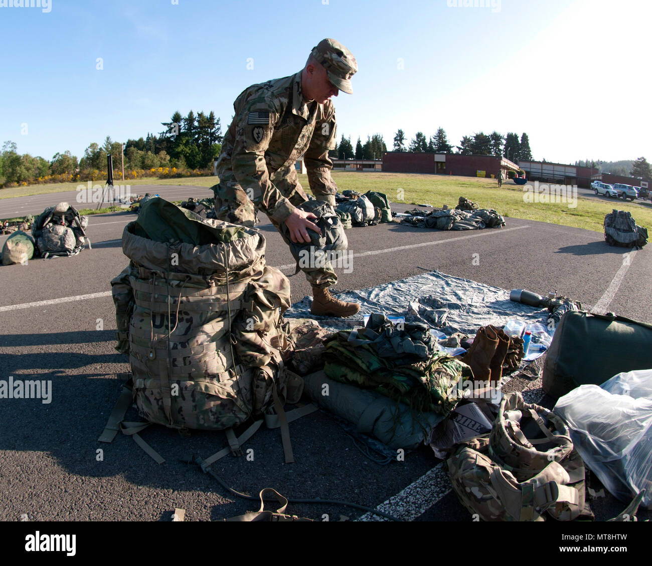 1st Sgt. Scott Kelsey, first sergeant for B Battery, 5th Battalion, 3rd ...
