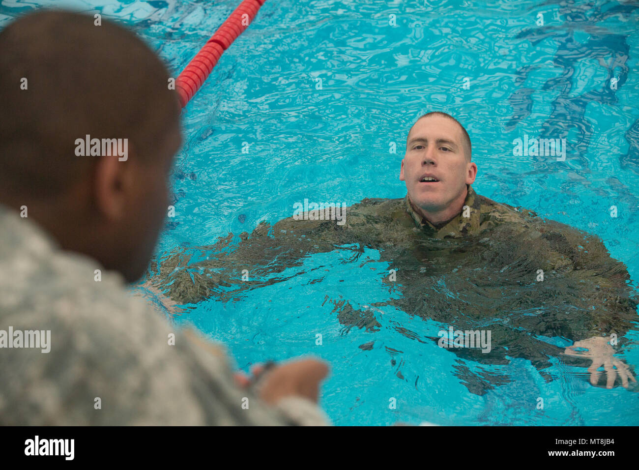 U.S. Army 1st Lt. Timothy Walker, assigned to the 501st Military ...