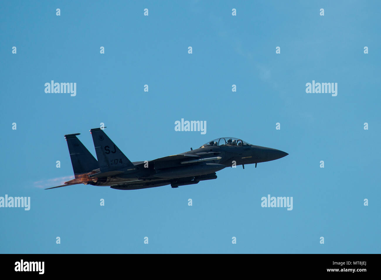 An F-15E Strike Eagle takes off during exercise Razor Talon, May 11 ...