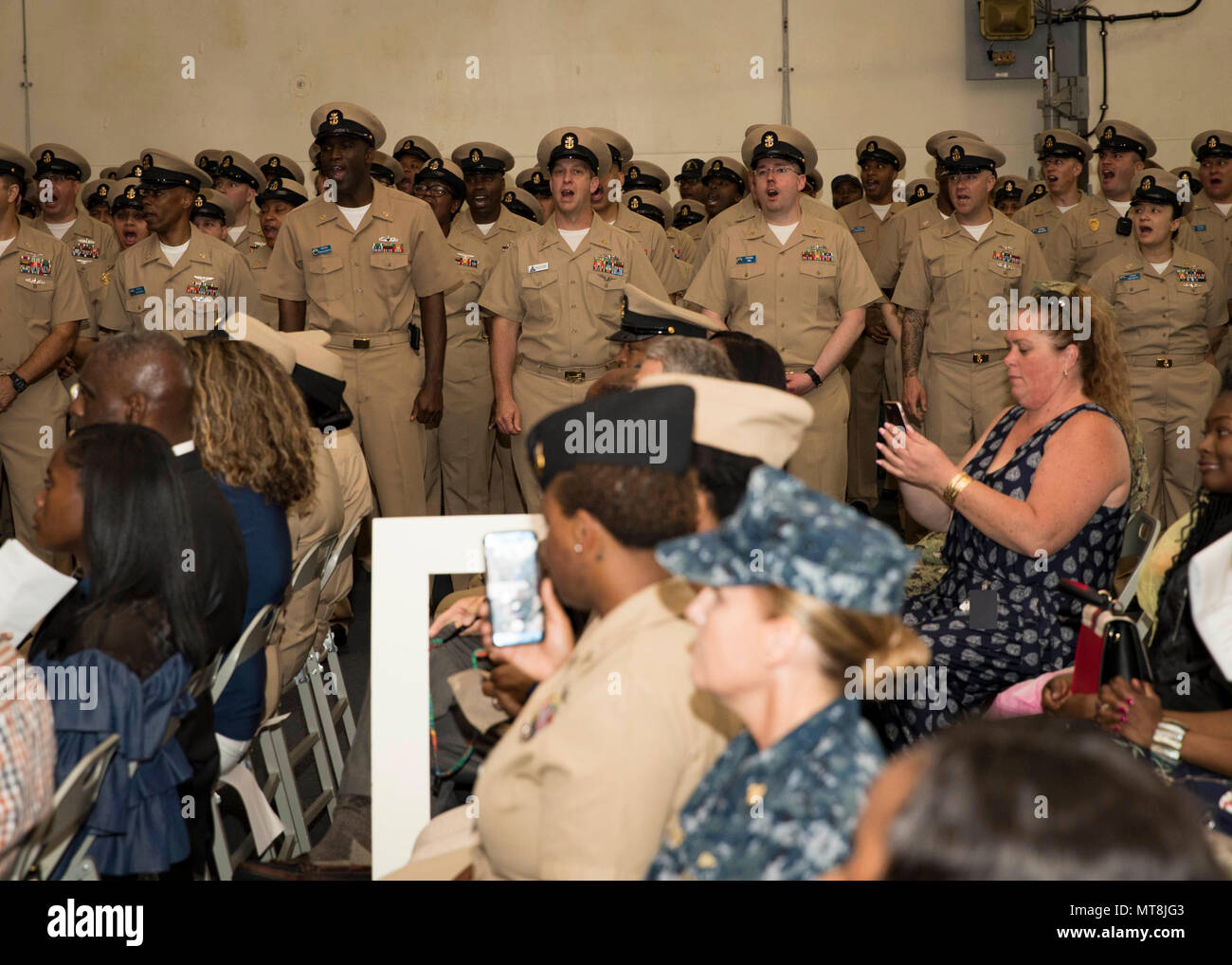 NORFOLK, Va. (May 14, 2018) -- USS Gerald R. Ford's (CVN 78) Chiefs ...