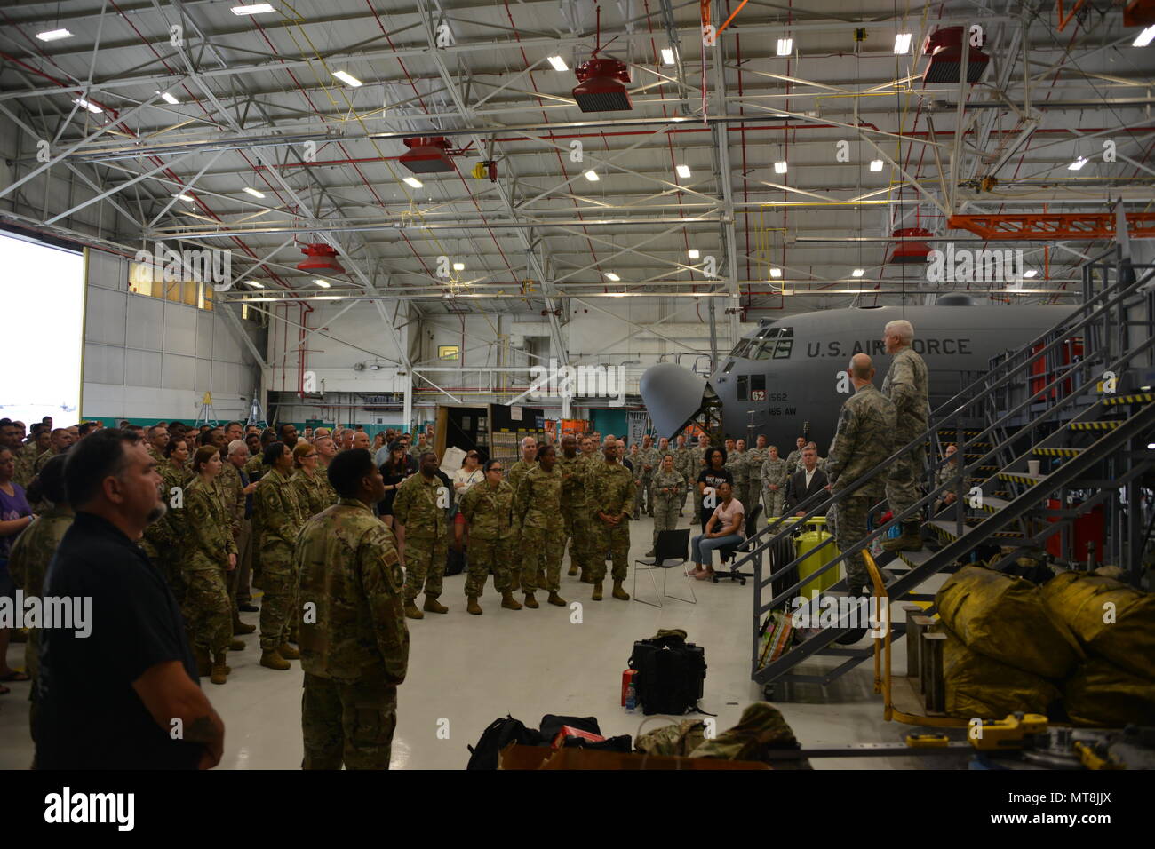 The Director of the Air National Guard Lt. Gen. L. Scott Rice and the ...