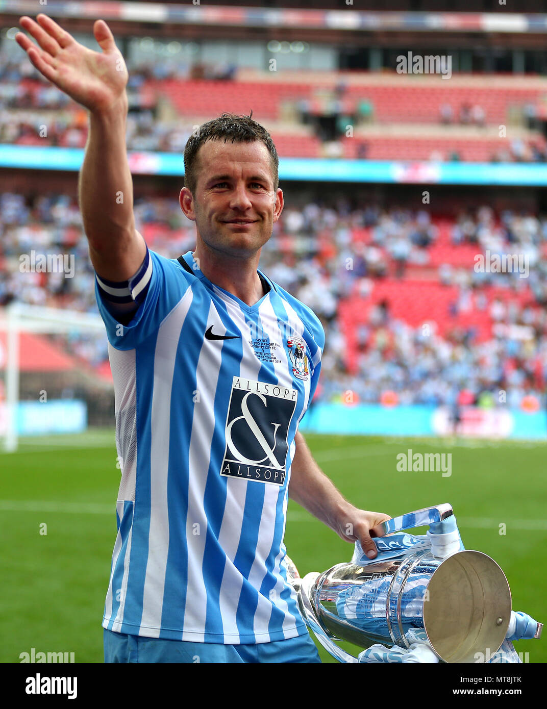 Coventry citys michael doyle celebrates hi-res stock photography and ...