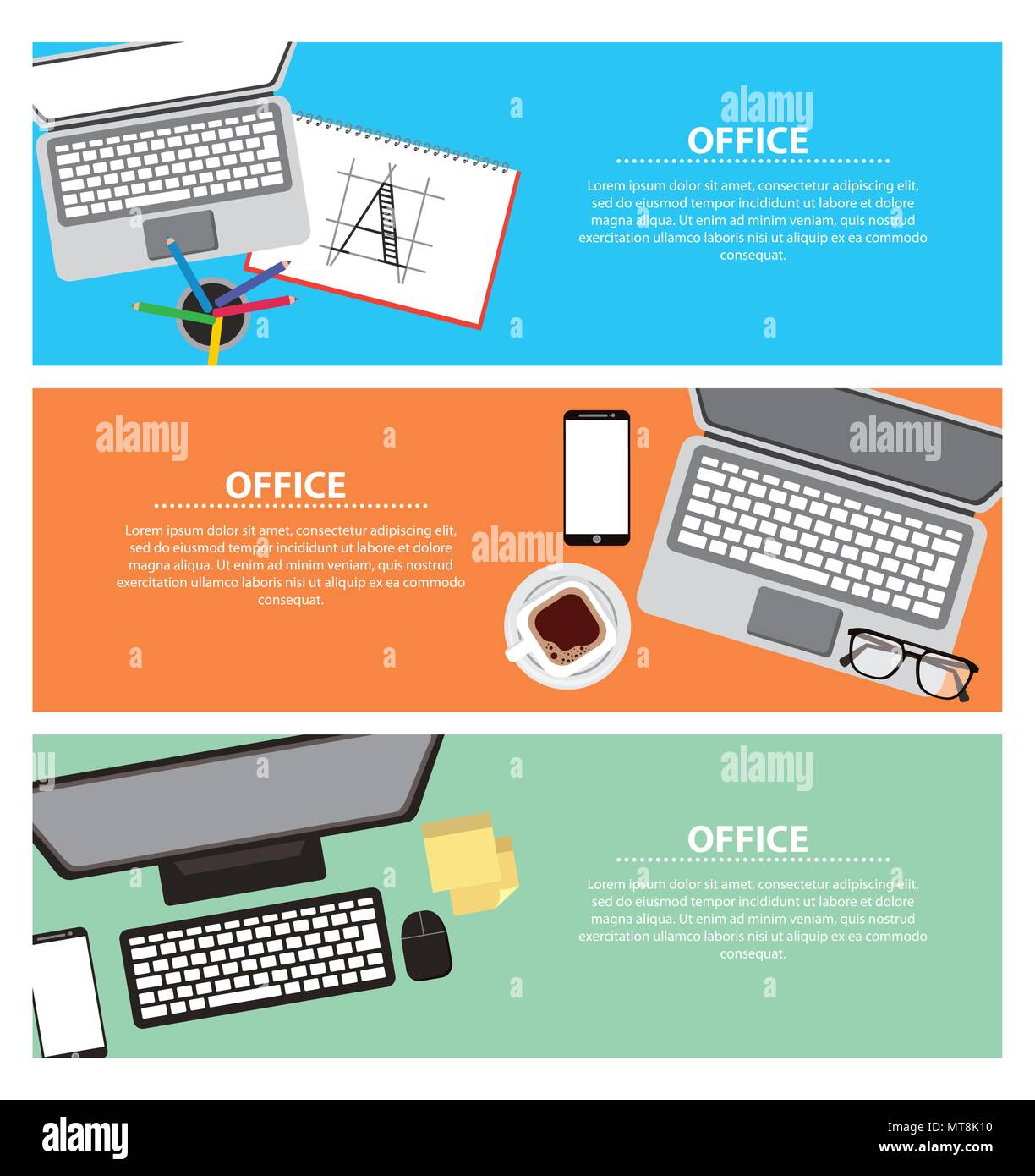 office working process Stock Vector Image & Art - Alamy