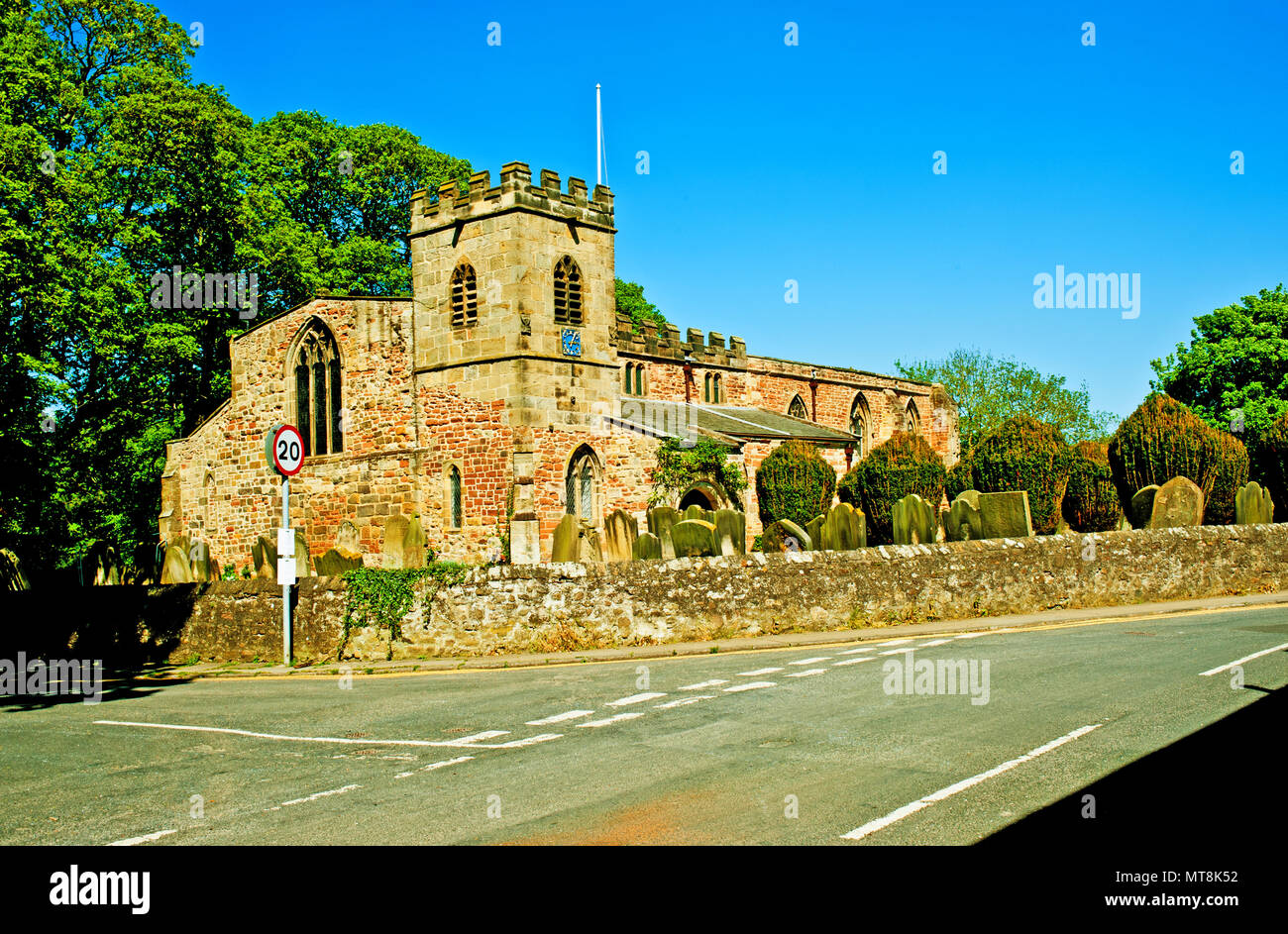 St Peters church at Croft, North Yorkshire, England Stock Photo - Alamy