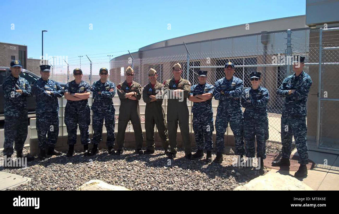 Warfare tactics instructors (WTI), from left to right, Lt. Cmdr. Mike ...