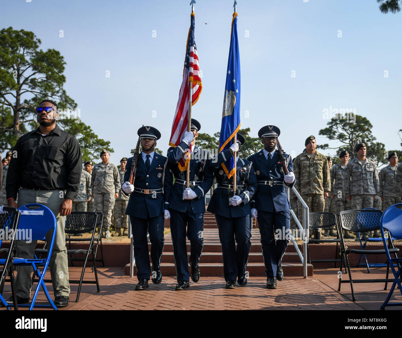 Air Commandos with the 1st Special Operations Security Forces Squadron ...