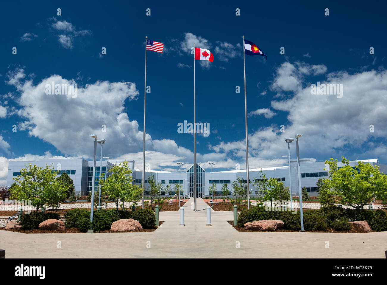Photo illustration of the North American Aerospace Defense Command and ...