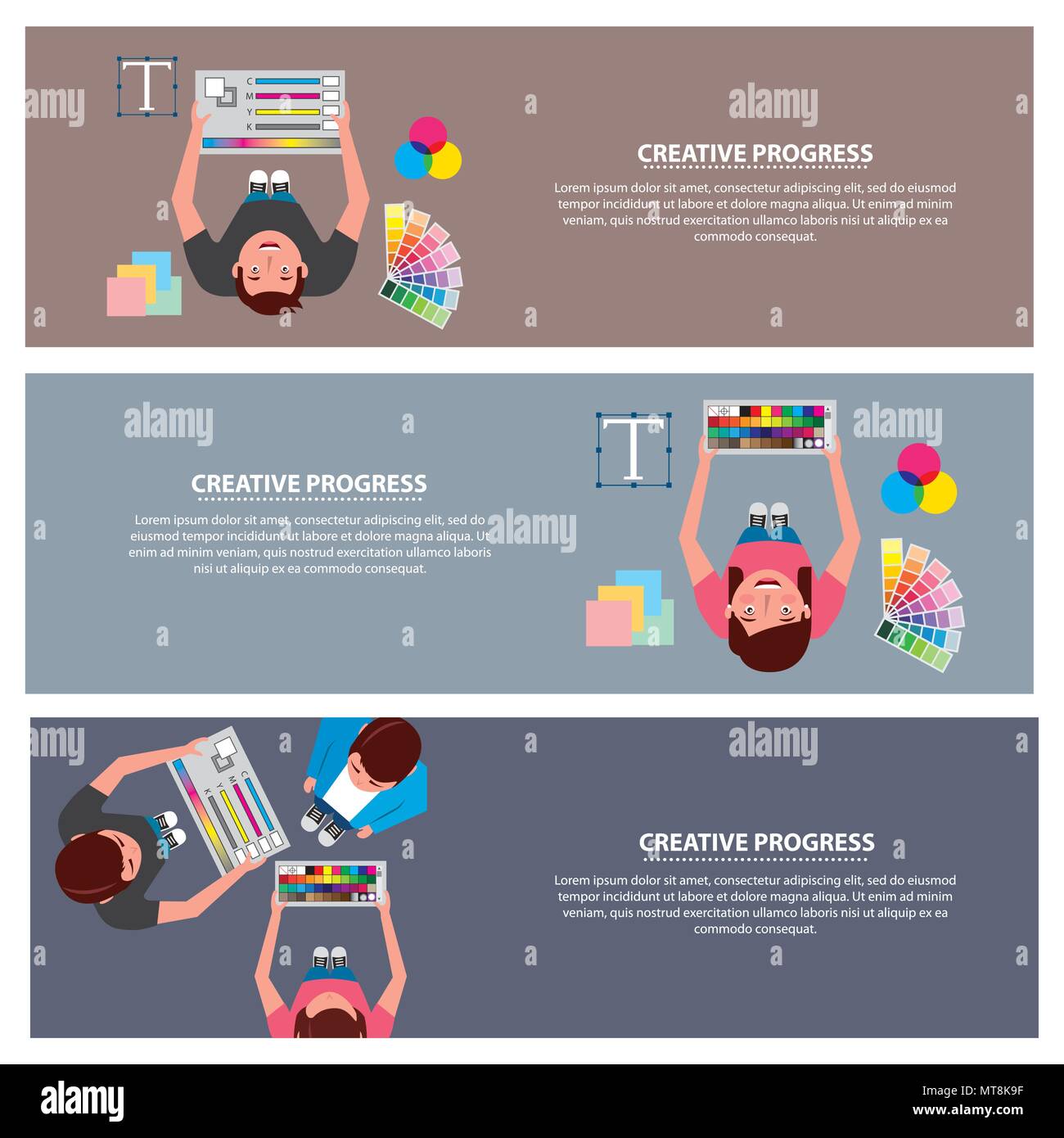 people working process Stock Vector Image & Art - Alamy