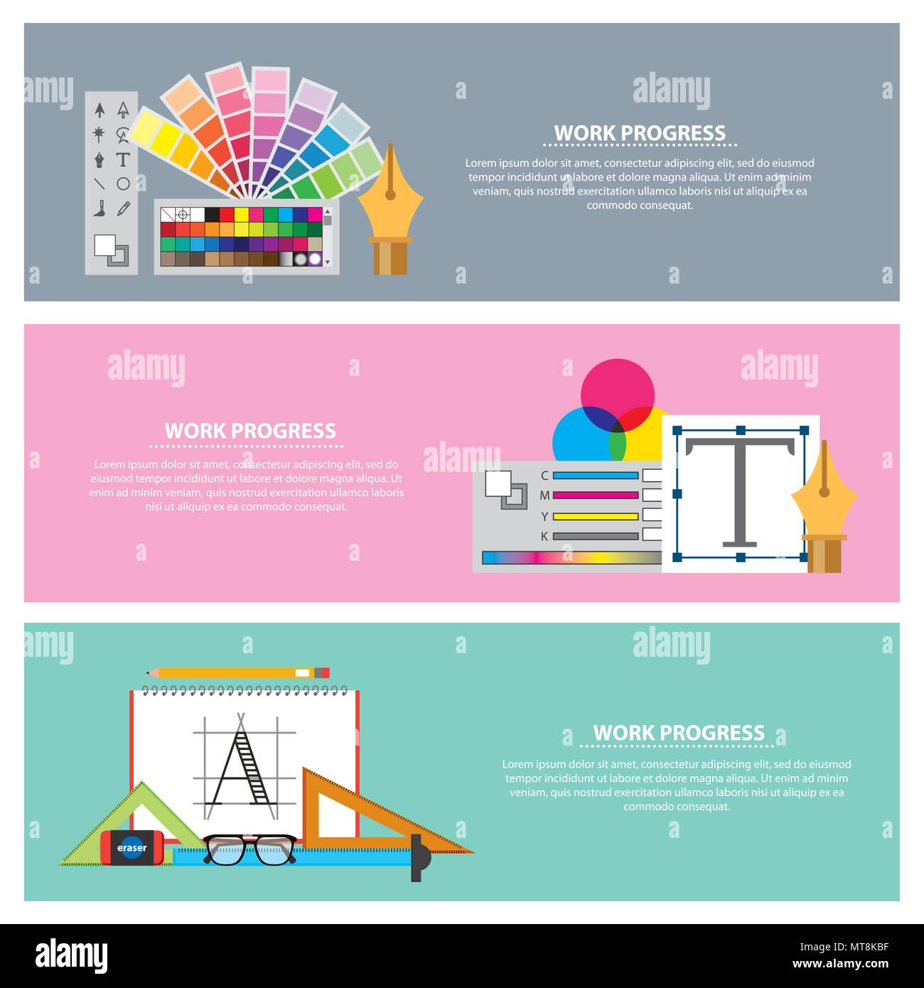 people working process Stock Vector Image & Art - Alamy