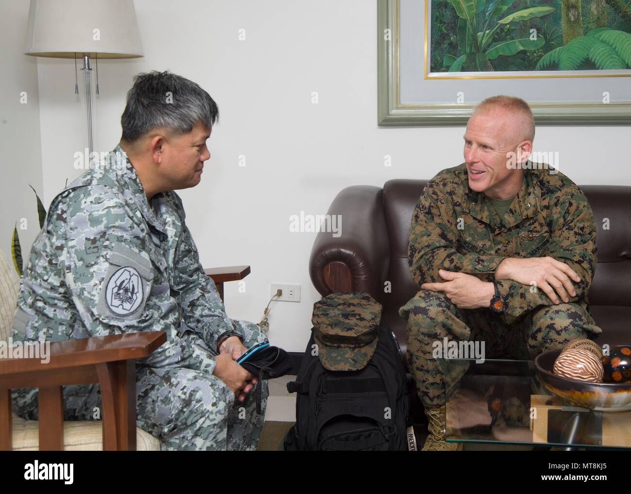 U.S. Marine Corps Brig. Gen. Thomas D. Weidley, commanding general, 1st ...