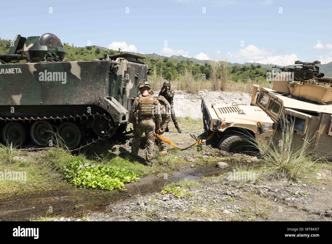 Philippine Army Tanks Infantry