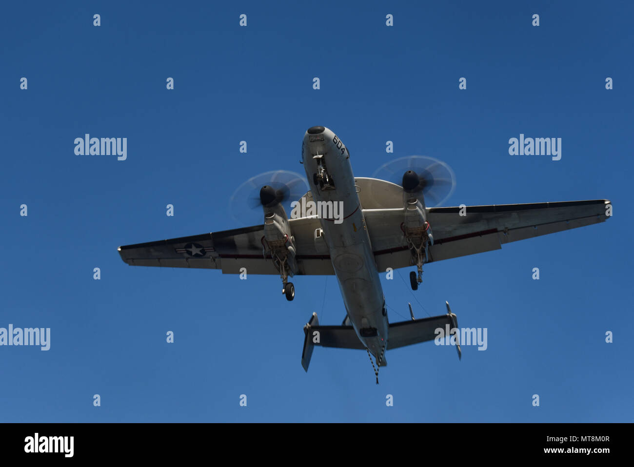 180514-N-NQ487-0262 MEDITERRANEAN SEA (May 14, 2018) An E-2D Hawkeye ...