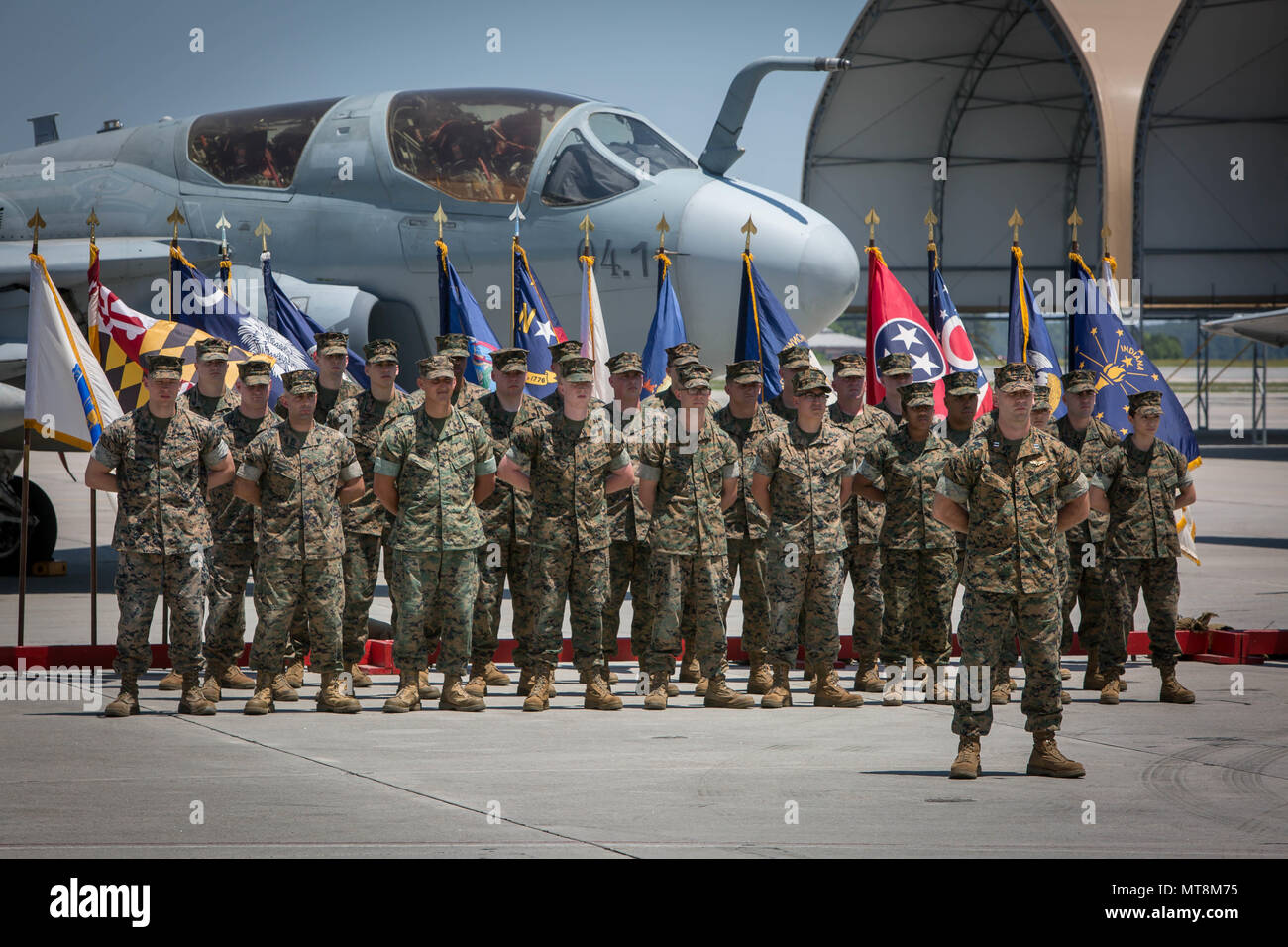 U.S. Marines with Marine Tactical Electronic Warfare Squadron (VMAQ) 3 ...