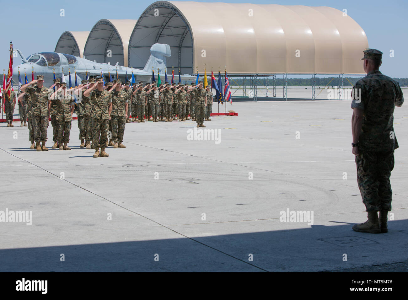 U.S. Marines with Marine Tactical Electronic Warfare Squadron (VMAQ) 3 ...