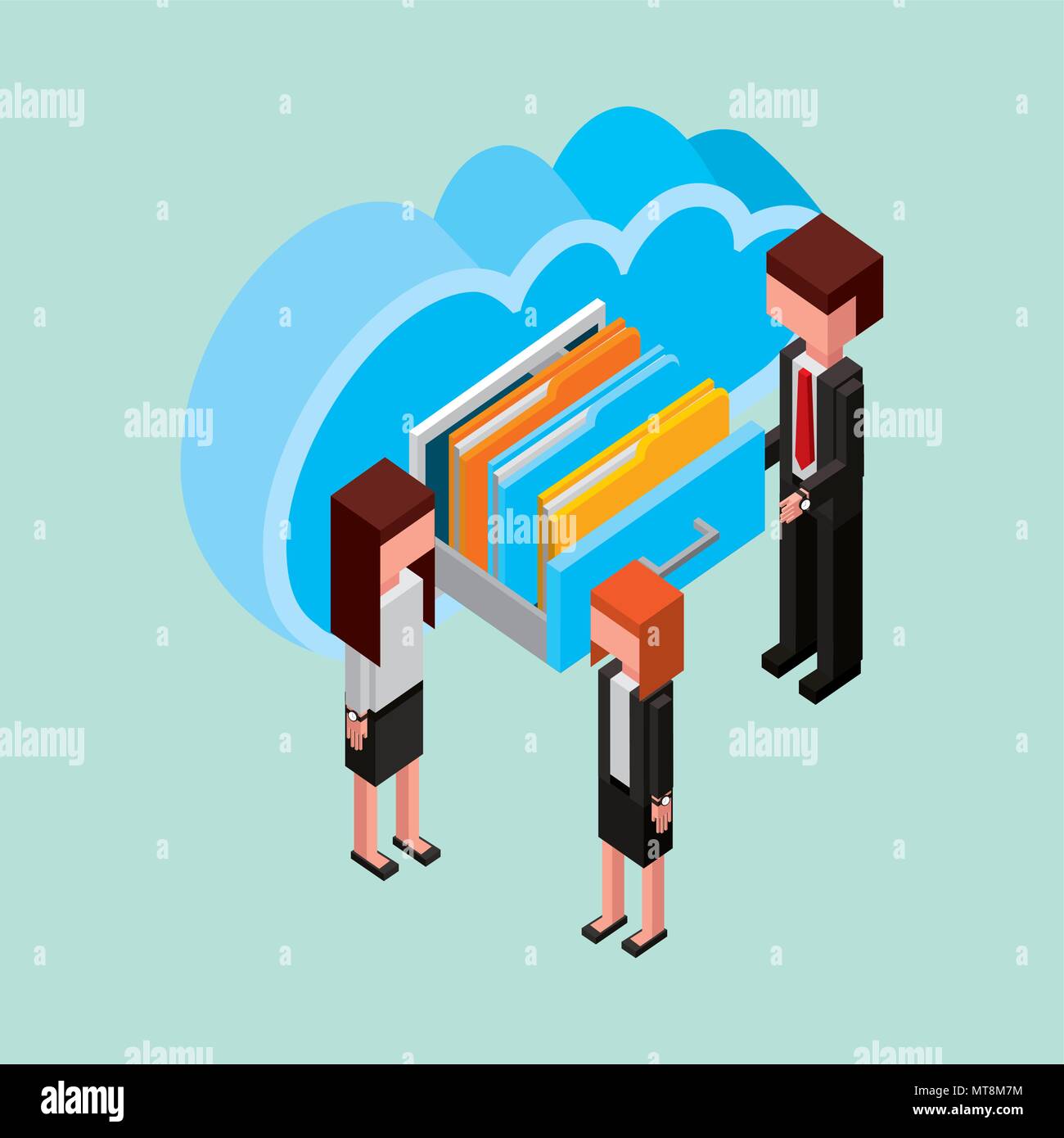 people cloud computing storage Stock Vector Image & Art - Alamy