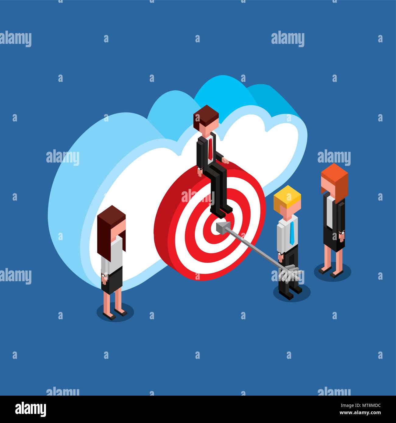 people cloud computing storage Stock Vector Image & Art - Alamy