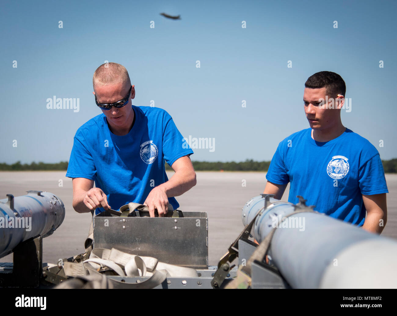 Staff Sgt. Shawn Yates, 33rd Aircraft Maintenance Squadron, inspects ...