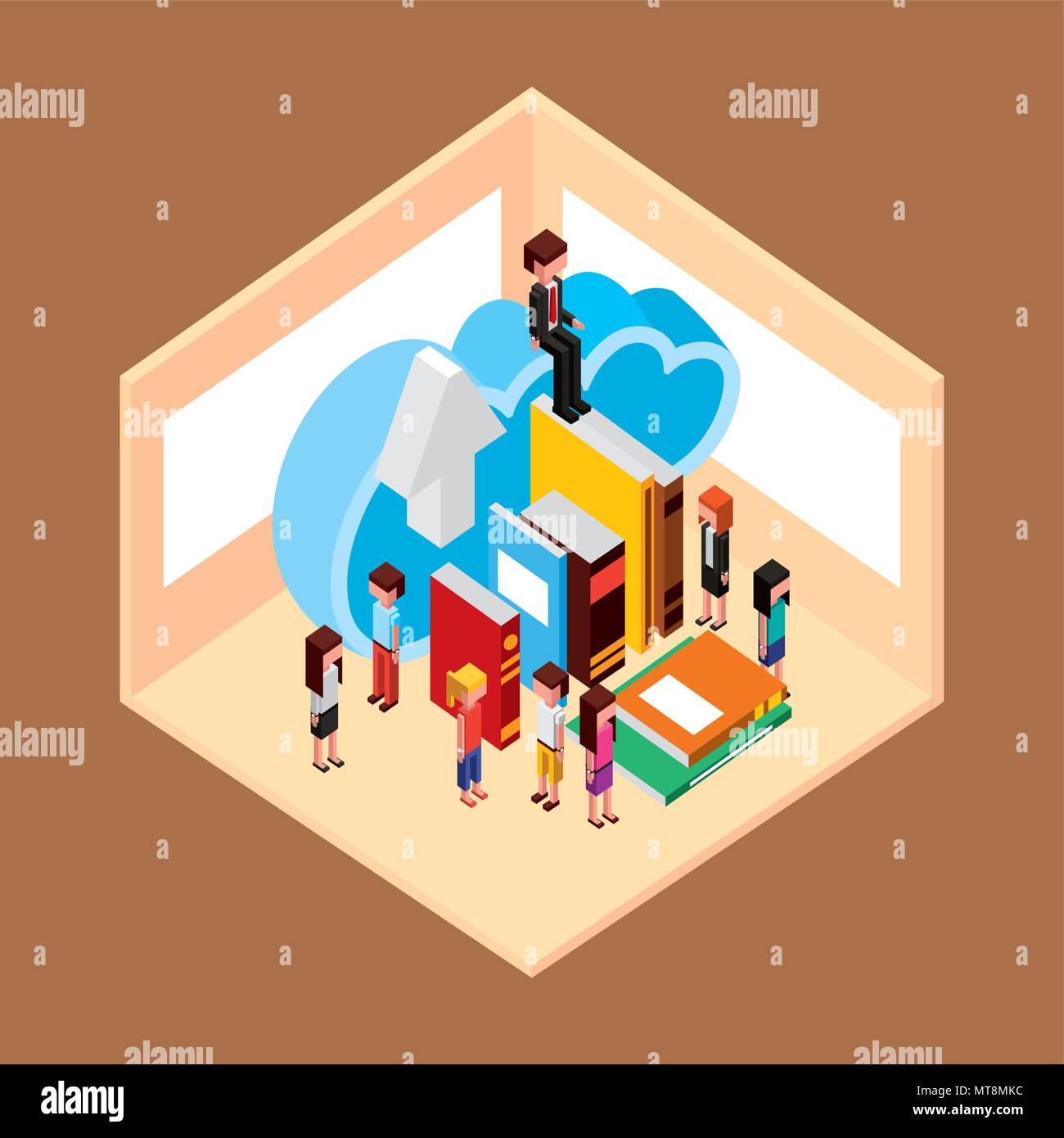 people cloud computing storage Stock Vector Image & Art - Alamy