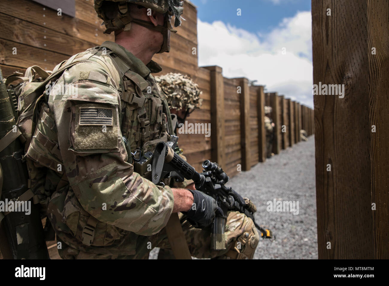 U.S. Army Troopers assigned to 2nd Squadron, 14th Calvary Regiment, 2nd ...