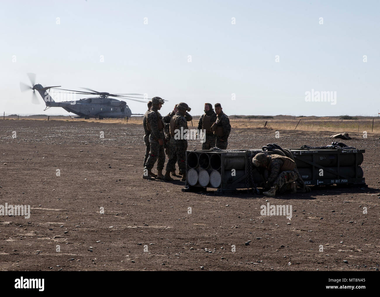 Marines with 1st Transport Support Battalion, Combat Logistics Regiment ...
