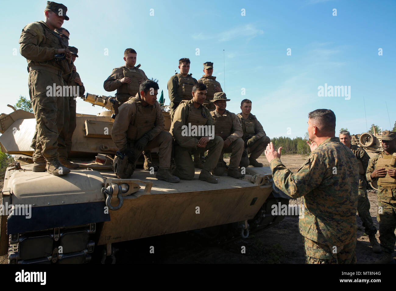 Colonel John J. Carroll, the deputy commander of Marine Forces Europe ...