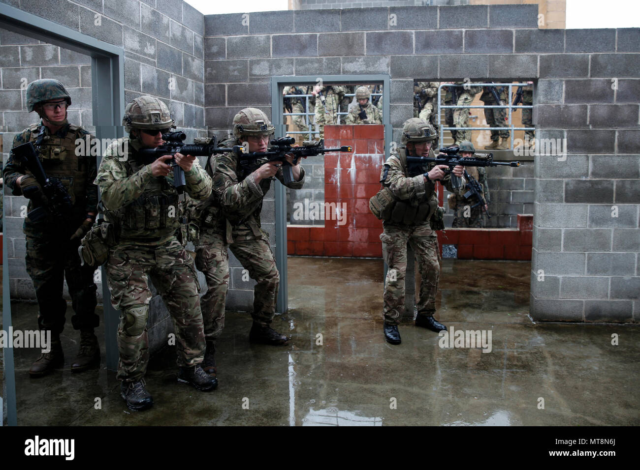 U.S. Marines with 6th Engineer Support Battalion, 4th Marine Logistics ...