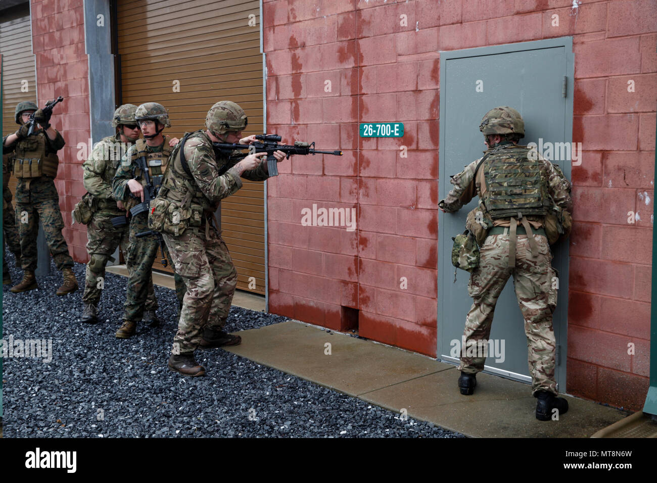 U.S. Marines with 6th Engineer Support Battalion, 4th Marine Logistics ...