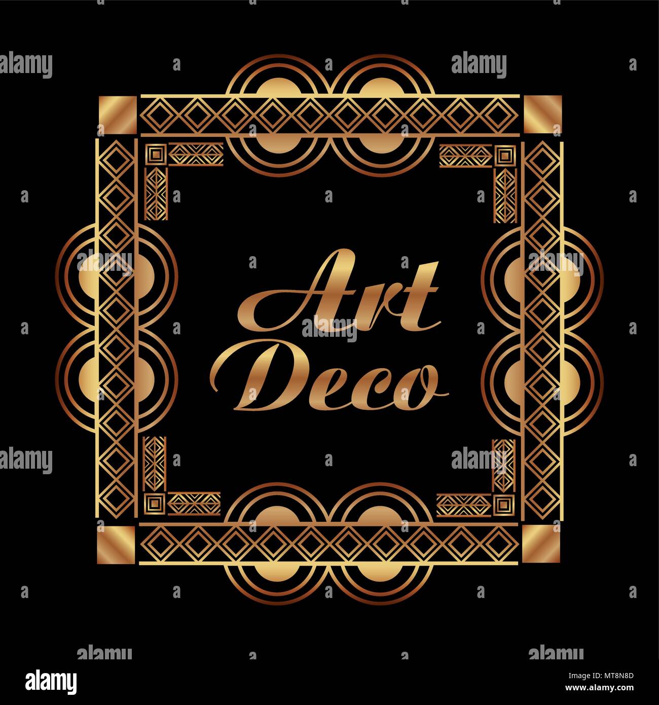 Lined black border Stock Vector Images - Alamy