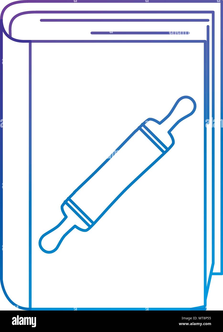 book recipes with bakery roller Stock Vector Image & Art - Alamy