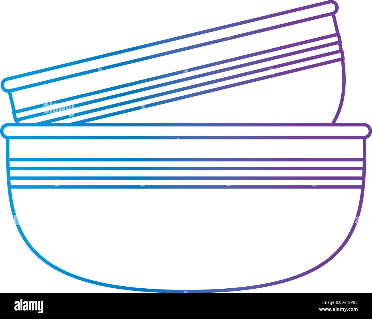 kitchen bowls pile empty icon Stock Vector Image & Art - Alamy