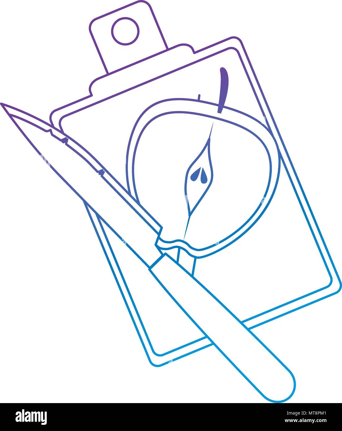 Cutting board dessert Stock Vector Images - Alamy