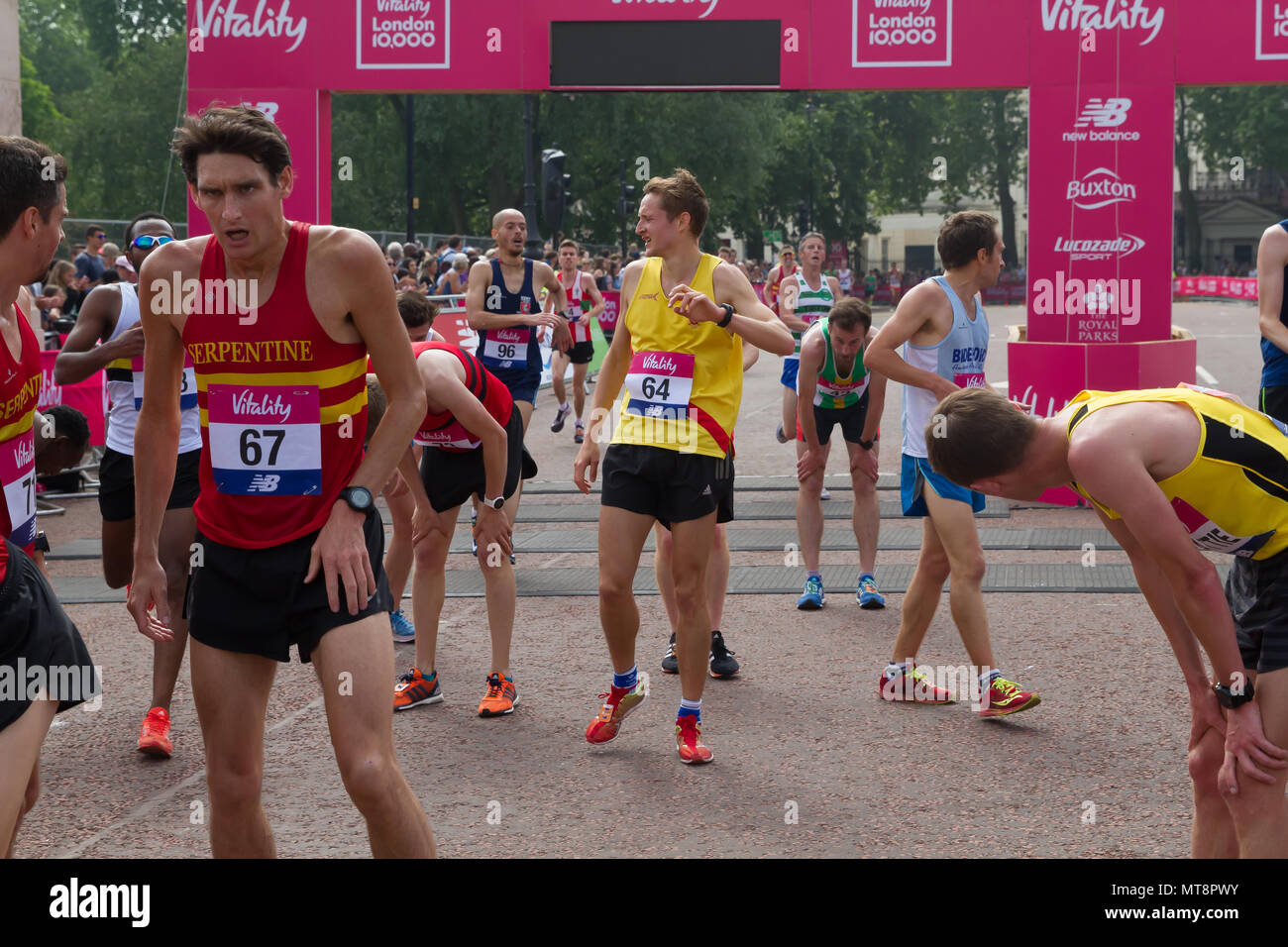 London,UK,28th May 2018,Vitality London 10,000 takes place in London ...