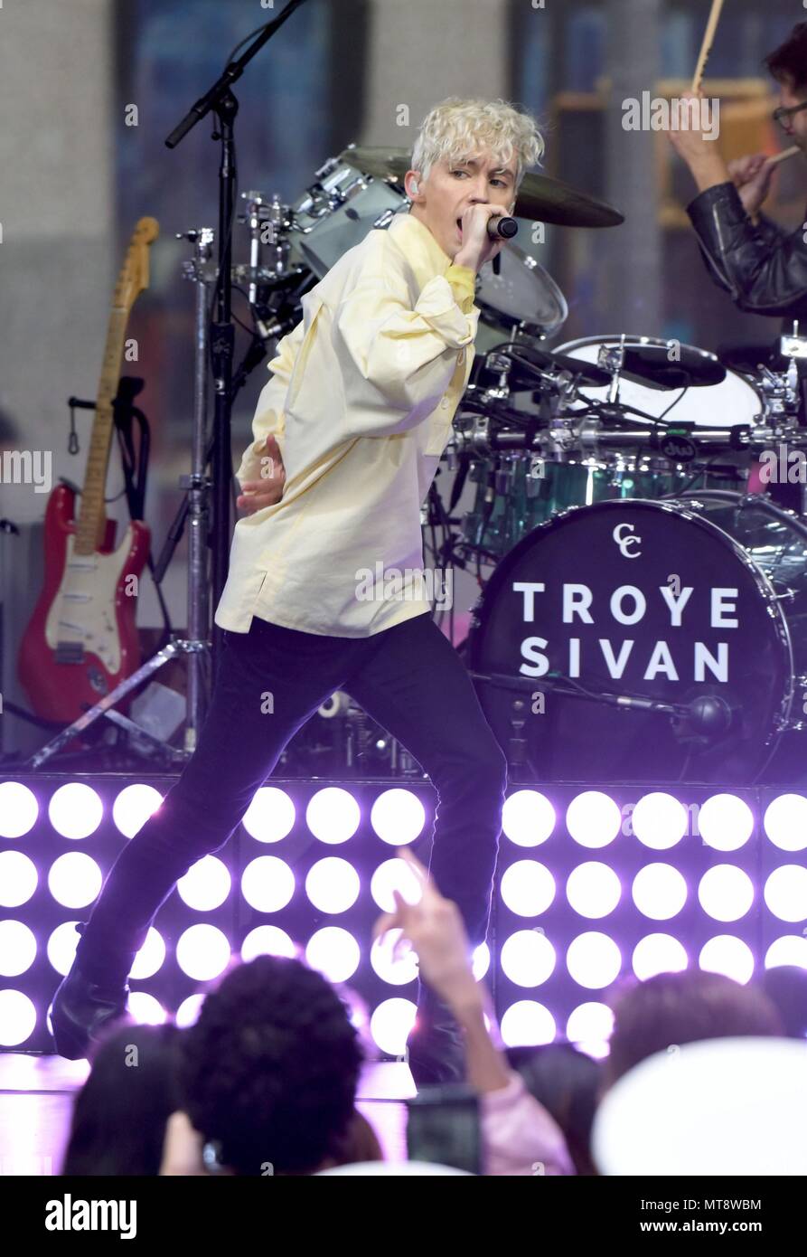 New York, NY, USA. 28th May, 2018. Troye Sivan on stage for Troye Sivan ...
