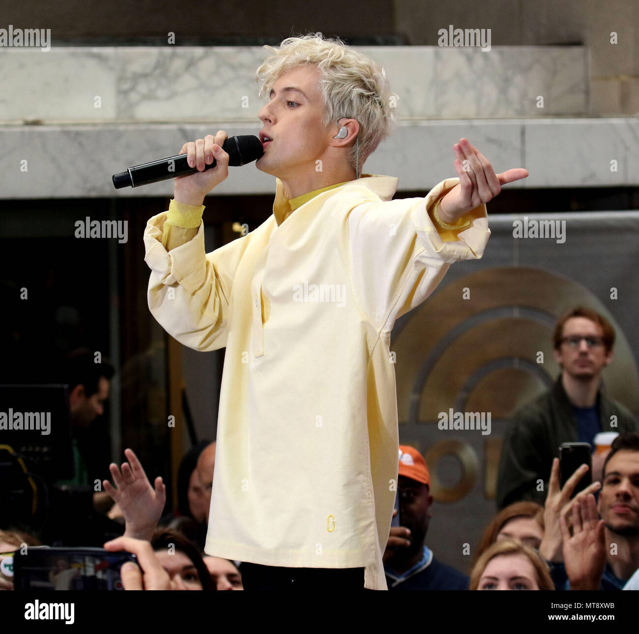 New York City, New York, USA. 28th May, 2018. Musician TROYE SIVAN ...