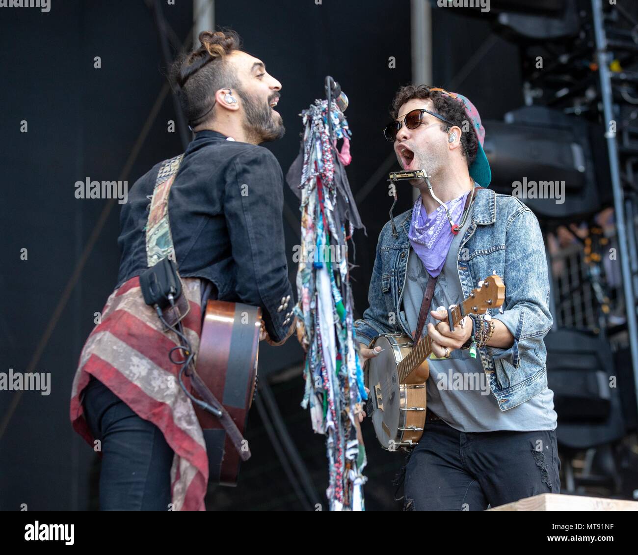 Napa, California, USA. 27th May, 2018. BRIAN ZAGHI (ZANG) and ZAMBRICKI ...