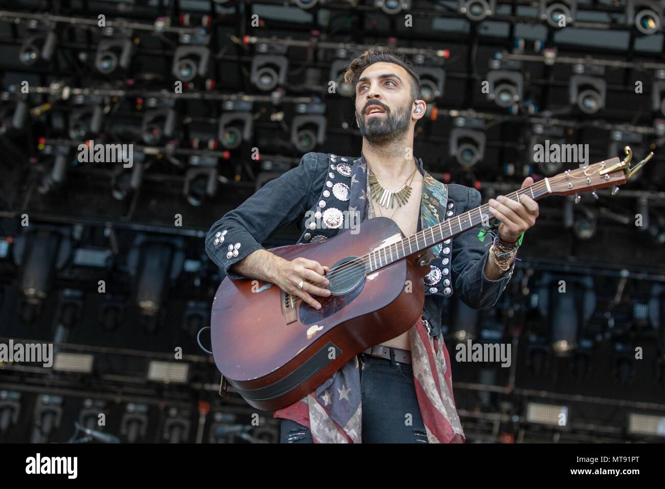 Napa, California, USA. 27th May, 2018. BRIAN ZAGHI (ZANG) of Magic ...