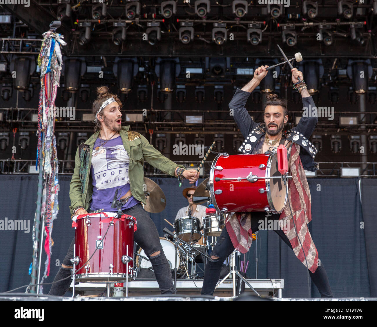 Napa, California, USA. 27th May, 2018. AUSTIN BISNOW and BRIAN ZAGHI ...