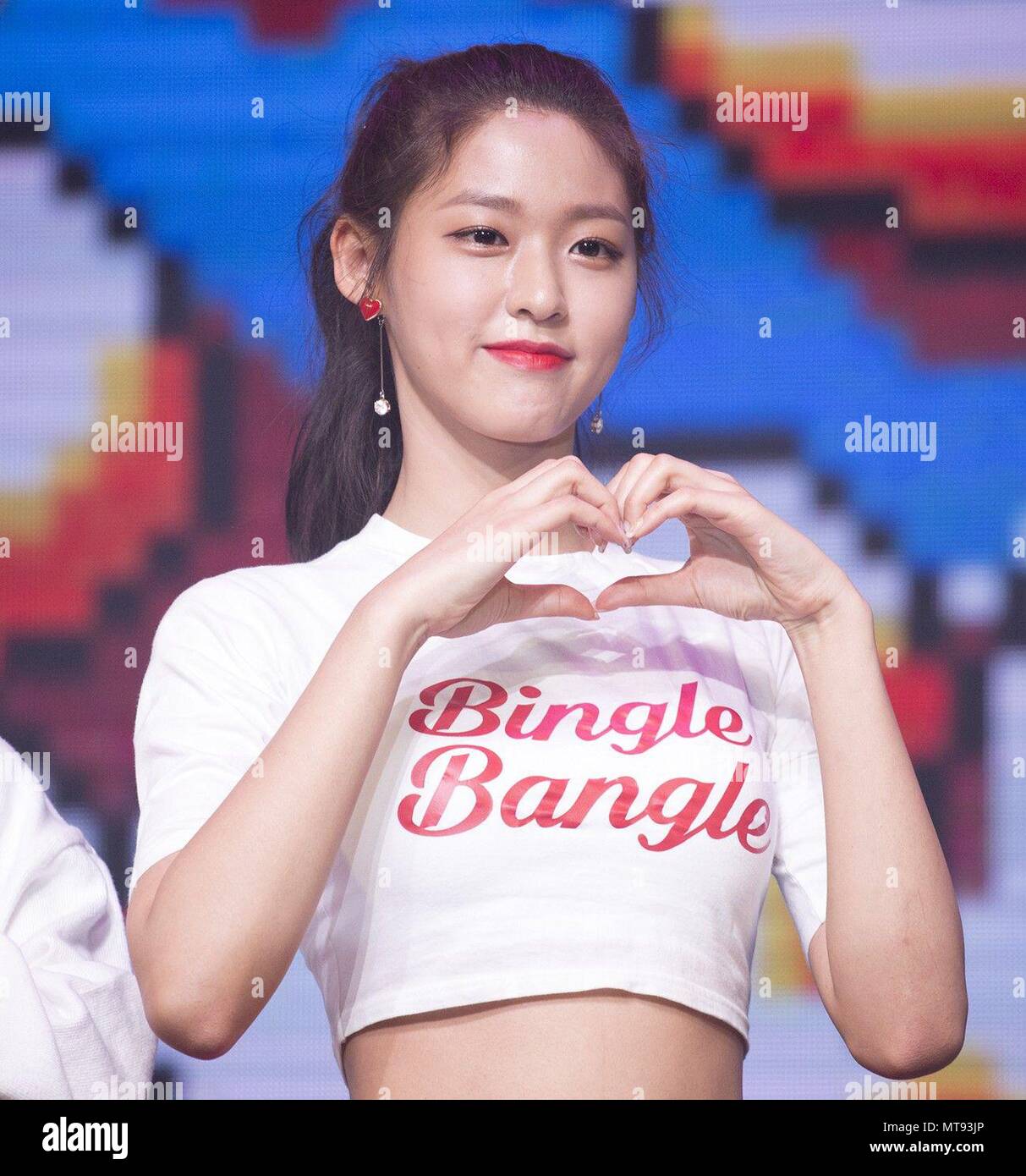 Seoul, Korea. 28th May, 2018. AOA announced back to showbiz with six ...