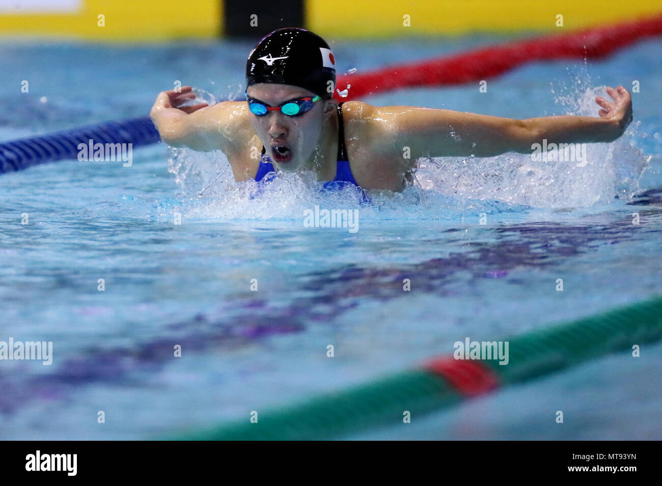 Tokyo, Japan. 27th May, 2018. Yui Ohashi (JPN) Swimming : Japan Open 2018 Women's 100m Butterfly ...
