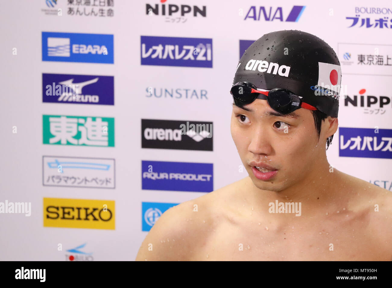 Tokyo, Japan. 27th May, 2018. Shogo Takeda (JPN) Swimming : Japan Open ...
