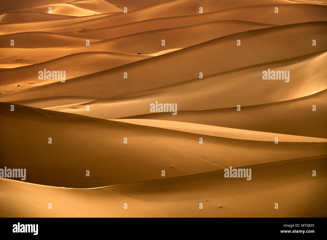 Background with sandy dunes in desert Stock Photo - Alamy