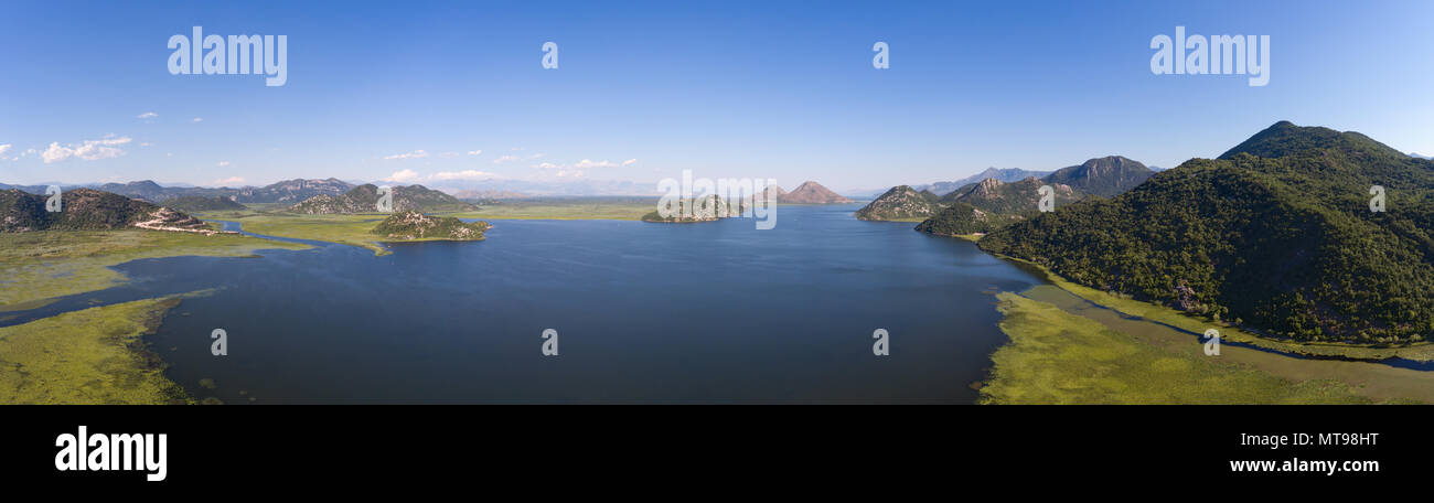 Panorama of Skadar Lake in Montenegro Stock Photo - Alamy