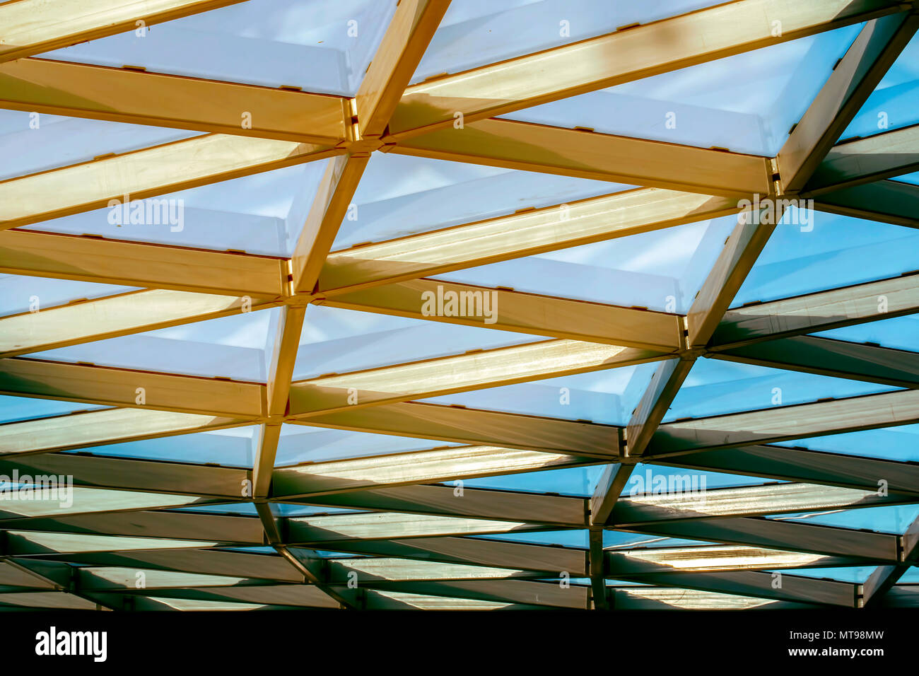 Skylight window Abstract architectural background Stock Photo - Alamy