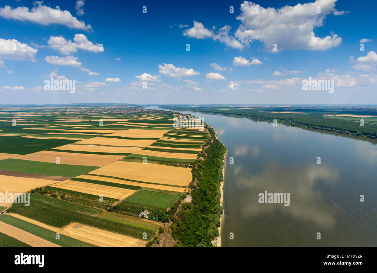 Aerial top view rural plain hi-res stock photography and images - Alamy