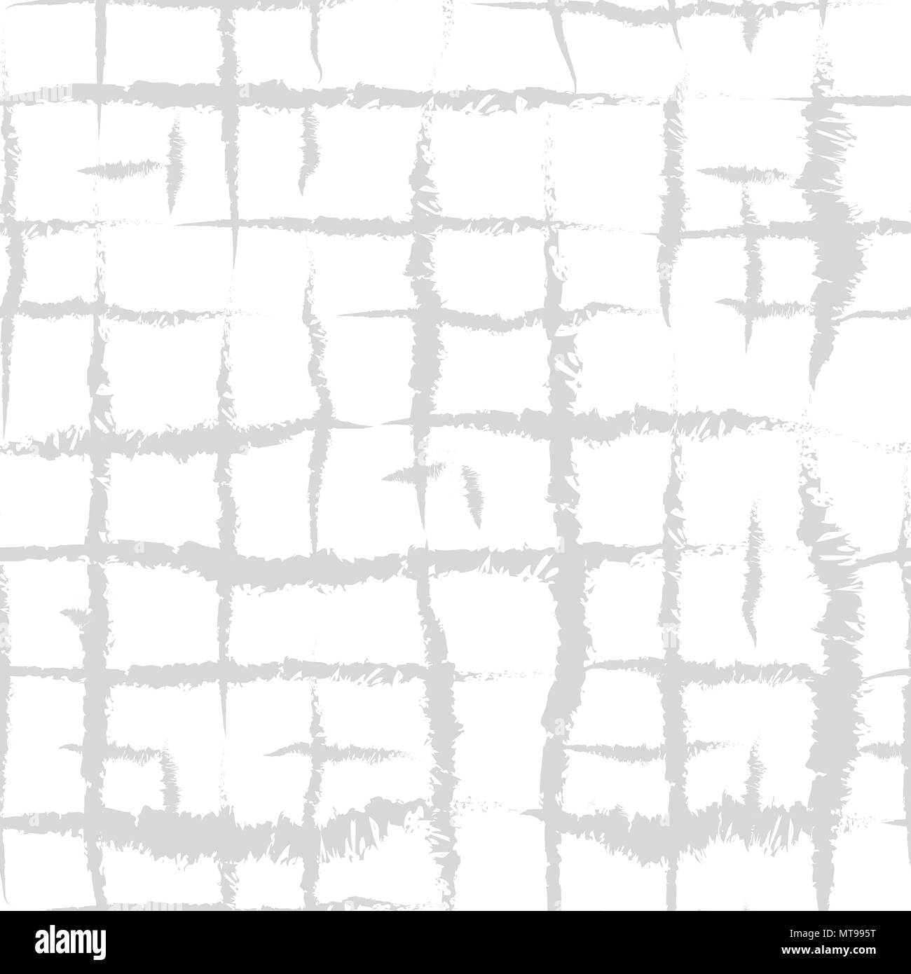 Hand drawn seamless plaid pattern. Allover pattern with ink doodle ...