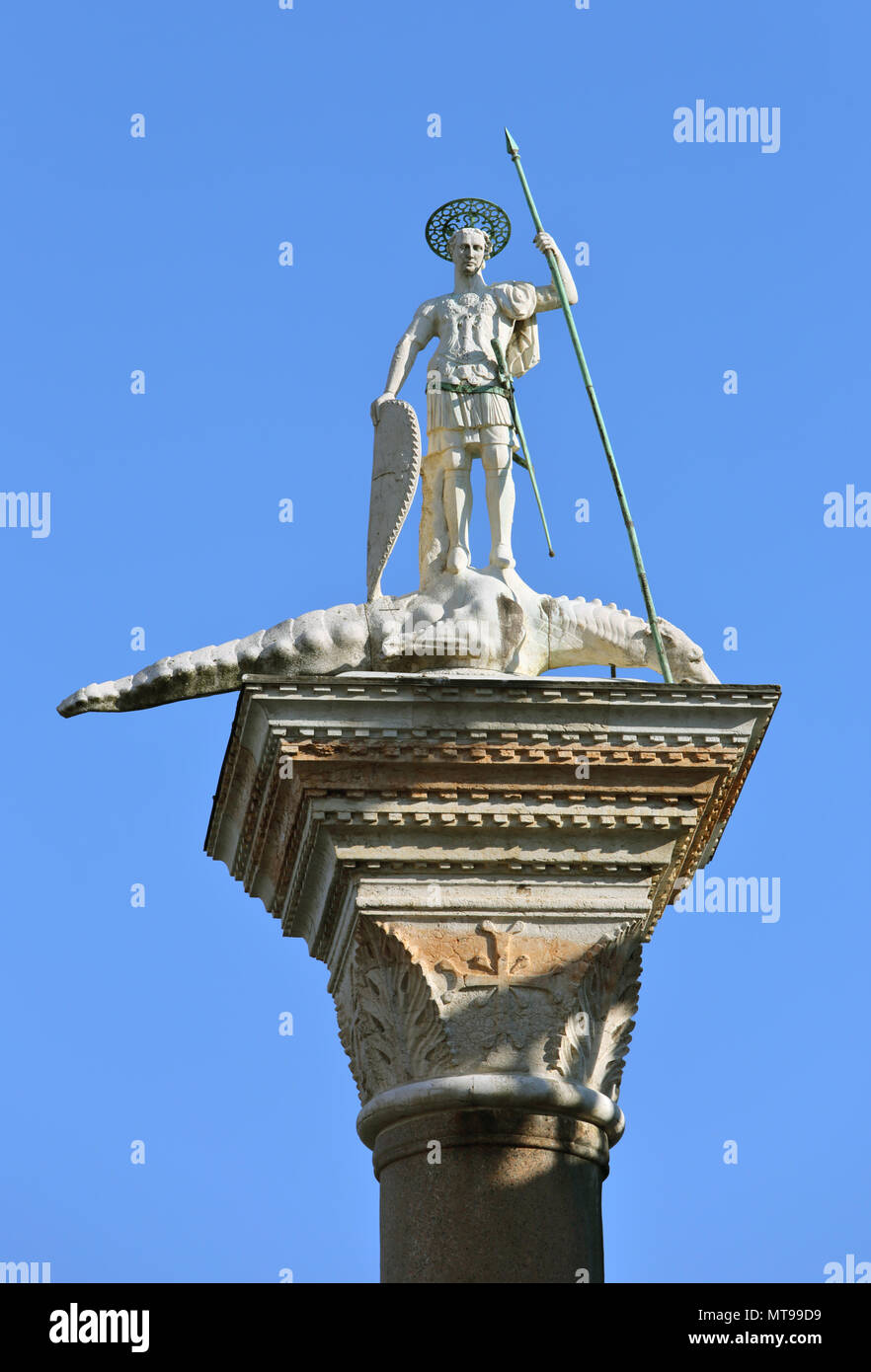 Saint theodore statue hi-res stock photography and images - Alamy