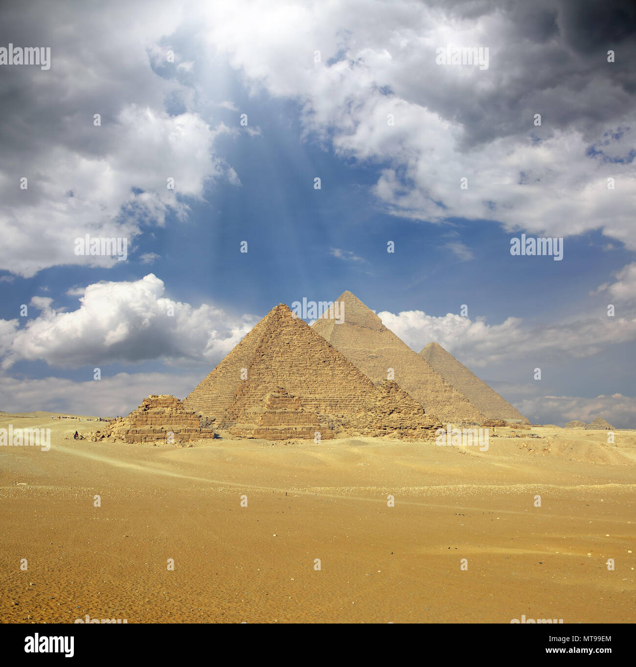 Great pyramids in Egypt Stock Photo - Alamy